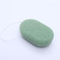 China Microfiber Cosmetic Oval Konjac Cleansing Sponge No Stimulation for sale