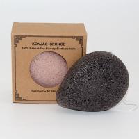 China Customized Logo Tear Drop Exfoliating Konjac Sponge 2.5cm Thick for sale