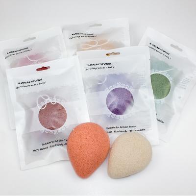 Cina MSDS Biodegradable Water Drop Makeup Sponge Cleansing Konjac Sponge OEM in vendita