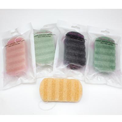 Cina OEM Skin Care Wave Konjac Facial Cleansing Sponge Biodegradable in vendita