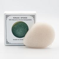 China Halfball Natural Organic Konjac Sponge for sale