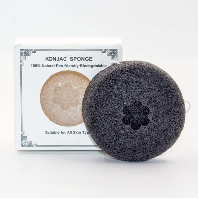 中国 Private Label Skin Care Round Konjac Cleansing Sponge PH Balanced 販売のため