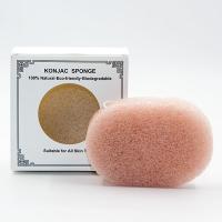 China Oval Konjac Sponge Biodegradable for sale