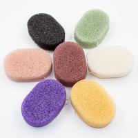 China Oval Konjac Sponge Biodegradable for sale