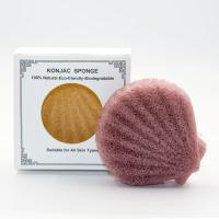 China Shell Konjac Sponge For Face Cleaning for sale