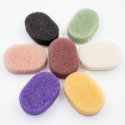 Cina Caolino bianco Clay Dehumidification Facial Konjac Sponge 8.5*5.5*2.5cm in vendita