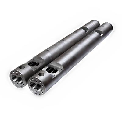 China Parallel Twin Extruder Screw And Barrel For Floating Fish Feed Extruder Machine for sale