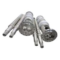 Quality SPC Floor Stabilization PVC Parallel Twin Screw Barrel Nitriding Extrusion Screw for sale