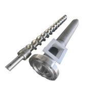 Quality ALVEN Nitriding Bimetallic Screw And Barrel For Pp Pe Pvc Pipe Recycling for sale