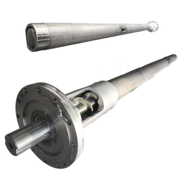 Quality Straightness 0.015mm 40CrMo Screw Barrel Set  For Granulator 300-8000mm Length 38CrMoAlA for sale