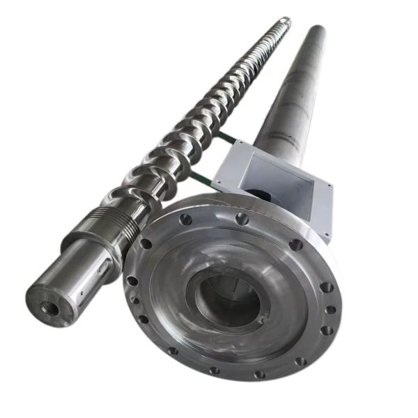 Quality 0.05-0.10mm Chromeplate Thickness Extruder Screw Barrel For Granulation Machine Water Cooling System for sale