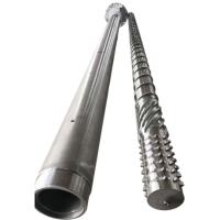 Quality 38CrMoAlA 40CrMo Extruder Screw And Barrel Chromium Plating Layer Hardness 950HV for sale
