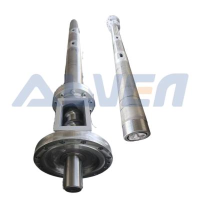 China Tornillos y cilindros de extrusión de plástico con tratamiento de nitruración para mejorar la eficiencia y la durabilidad en venta