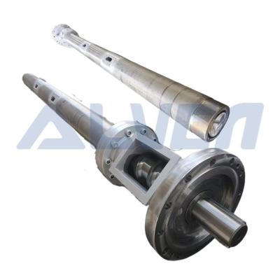 China Tornillo y cilindro de extrusora con alta dureza de nitruración HV900-1000 con ventilaciones en venta