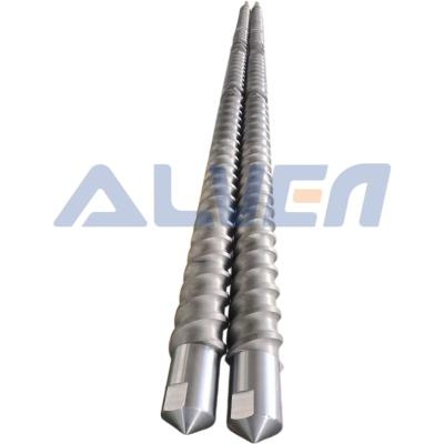 China Parallelle dubbele schroefextruderschroef segment/extruder twin schroefvaten plc Te koop