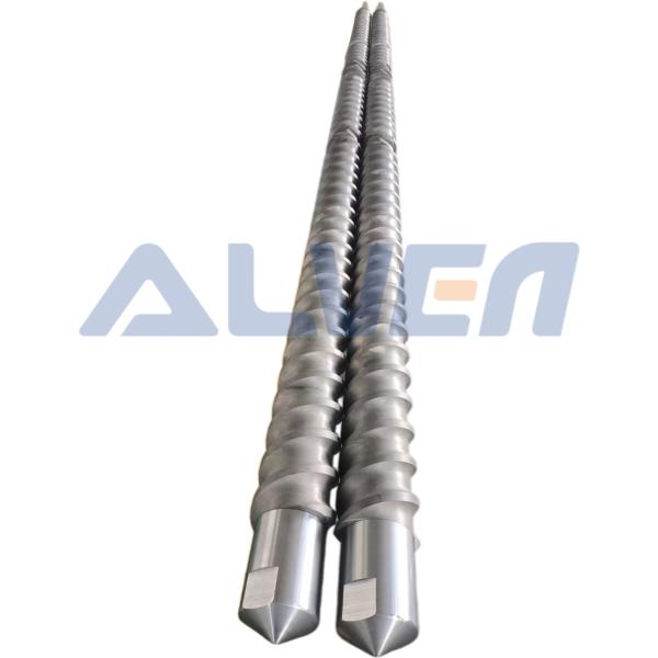 Quality Parallel Twin Screw Extruder Screw Segment/Extruder Twin Screw Barrels PLC for sale