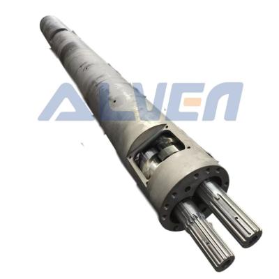 China 2-4mm Bimetallic Twin Screw Barrel for Extruder with Cast Aluminum Heater for sale
