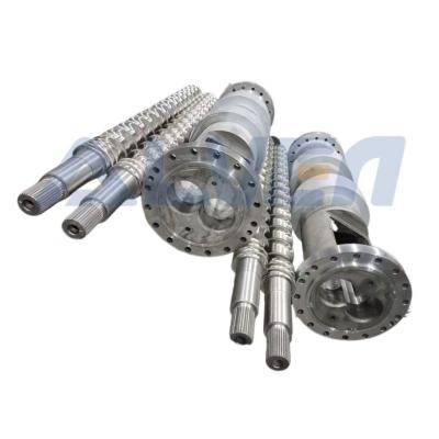 China SKD61 Parallel Twin Screw Barrel with Nitriding Hardness ≥950HV for sale