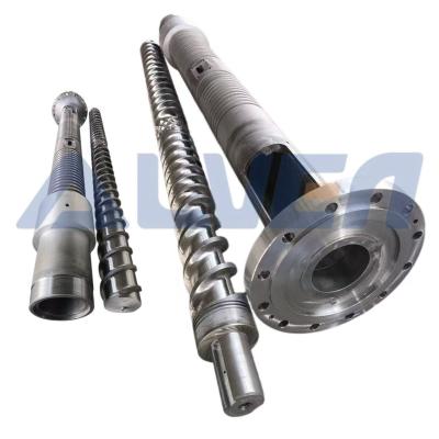 China Gelegeerd stalen extruder schroefcilinder HRC58-62 met 0,5-0,8 mm nitreerlaagdiepte Te koop