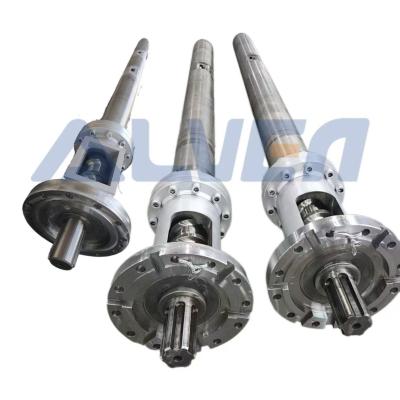 Cina Cilindro a vite per estrusore lavorato con precisione con sfiati per il rilascio dell'aria e materiali di base personalizzabili in vendita