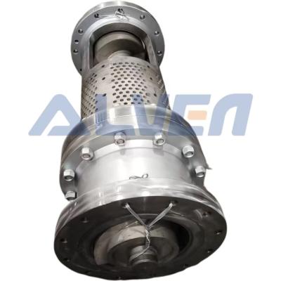 Cina Vite e cilindro di spremitura con spessore dello strato nitrurato di 0,5-0,8 mm, durezza ≥950HV e acciaio legato HRC58-62 per il lavaggio di film plastici in vendita