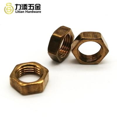 China M5 Roestvrij staalnoten DIN934, Ingepaste Tussenvoegsel dun Hexagon Noten Te koop