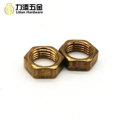 China M5 Roestvrij staalnoten DIN934, Ingepaste Tussenvoegsel dun Hexagon Noten Te koop