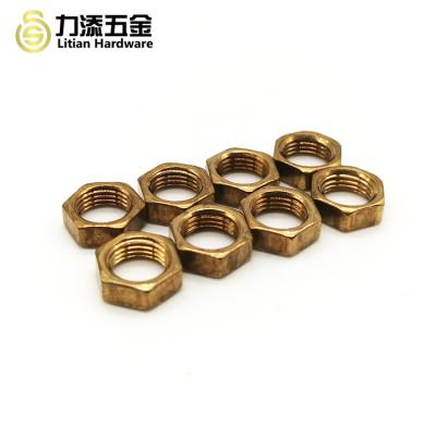 China M5 Roestvrij staalnoten DIN934, Ingepaste Tussenvoegsel dun Hexagon Noten Te koop