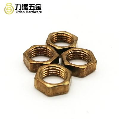 China M5 Roestvrij staalnoten DIN934, Ingepaste Tussenvoegsel dun Hexagon Noten Te koop