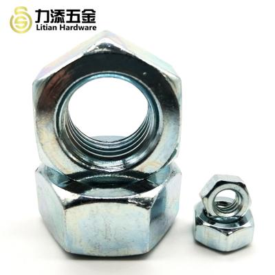China De Hexuitdraainoot Zwart Oxyde Gegalvaniseerd DIN 934 van het M6m8 M10 Koolstofstaal Te koop