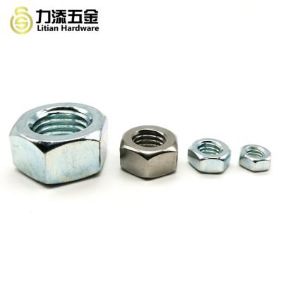 China De Hexuitdraainoot Zwart Oxyde Gegalvaniseerd DIN 934 van het M6m8 M10 Koolstofstaal Te koop