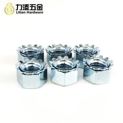 China A porca de tampão de aço inoxidável do travamento 304, lustrada encanta a contraporca M4 - M20 à venda
