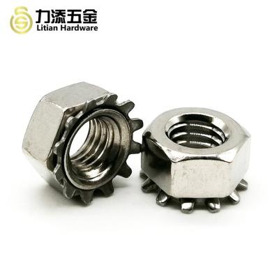 China Standaardmetaal Zelfsluitende Noot A2-70 a2-80 A4-70 a4-80 met Slotwasmachine Te koop