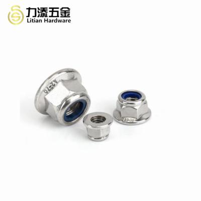China LÄRM 980 Metallselbstsicherungsmutter, Flansch-Kontermutter M5 M6 galvanisierte zu verkaufen