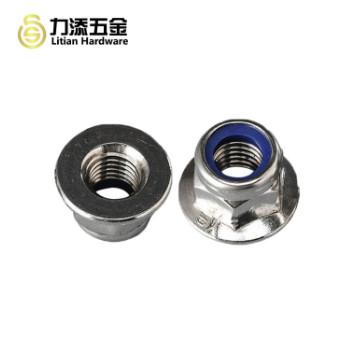 China Nonstandard SS Nylock Nut , Lock Nut With Washer M12 M22 M28 DIN6923 for sale