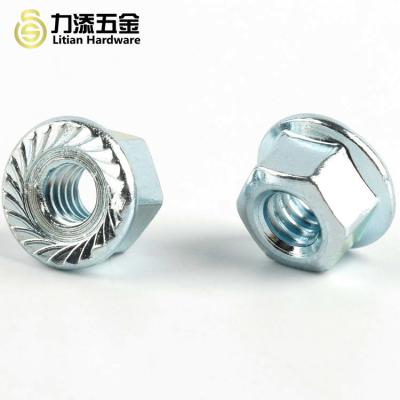 Cina Dado esagonale non standard del Livello 8 del Livello 4 con la rondella della flangia in vendita