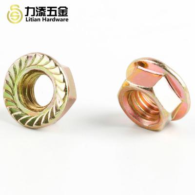 Cina Dado esagonale non standard del Livello 8 del Livello 4 con la rondella della flangia in vendita