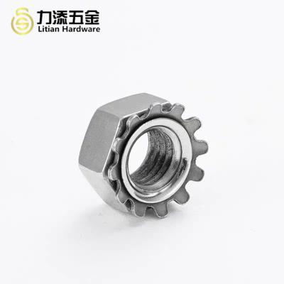 Cina Dado dell'hardware K della vite di fissaggio del metallo di fabbricazione #4 in vendita