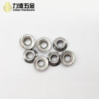 China M7 Self Locking Flange Nut , ANSI Galvanized Hex Flange Lock Nut for sale
