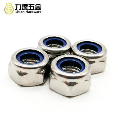 中国 ドングリのナイロン平らな洗濯機が付いている六角形のキャップ ナットのDIN985ナイロン ドームのナット 販売のため