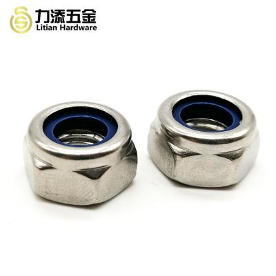 中国 ドングリのナイロン平らな洗濯機が付いている六角形のキャップ ナットのDIN985ナイロン ドームのナット 販売のため
