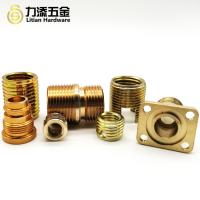 China M12 Precision CNC Machining Parts Brass Threaded Inserts Polished for sale
