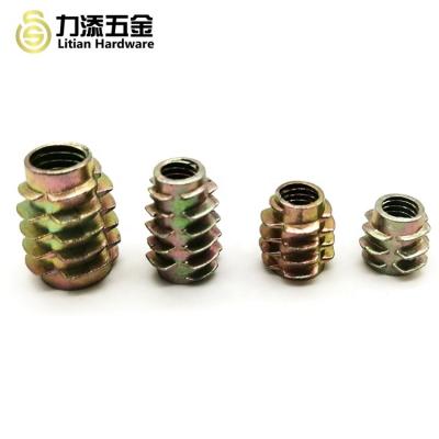 中国 鉄3/8-16の」木製の又のあるM5 M6のサイズのための通されたナットは電流を通した 販売のため