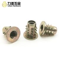 China Self Tapping Screw Nuts , M12 Nut Inside Wood SGS Approved for sale