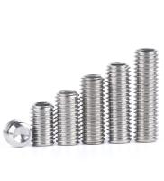 China Galvanized Nut Bolt Fastener , headless hex screw M4 Multifunctional for sale