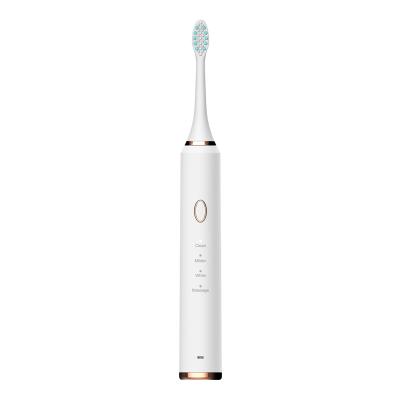China Portable IPX7 rechargeable ultrasonic electric toothbrush for oral cleaning with USB charging for sale