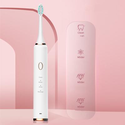 中国 Professional electric sonic whitening toothbrush for sensitive with USB charging and IPX7 waterproof 販売のため