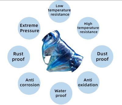 Long Life White Blue Lithium Grease Dust Repellent Anti Rust for Heavy Machinery