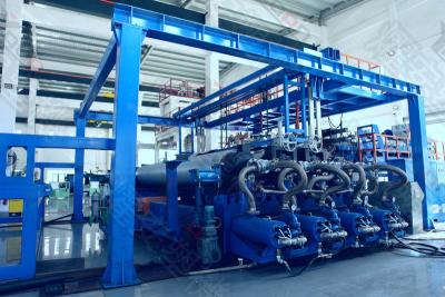 中国 8000mm防水Geomembraneシートの放出機械シート押し出し機機械1000kg/Hr容量 販売のため
