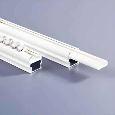China PP ABS Curtain Sliding Track Extruder , High Speed Curved Curtain Rail Extrusion Machine for sale